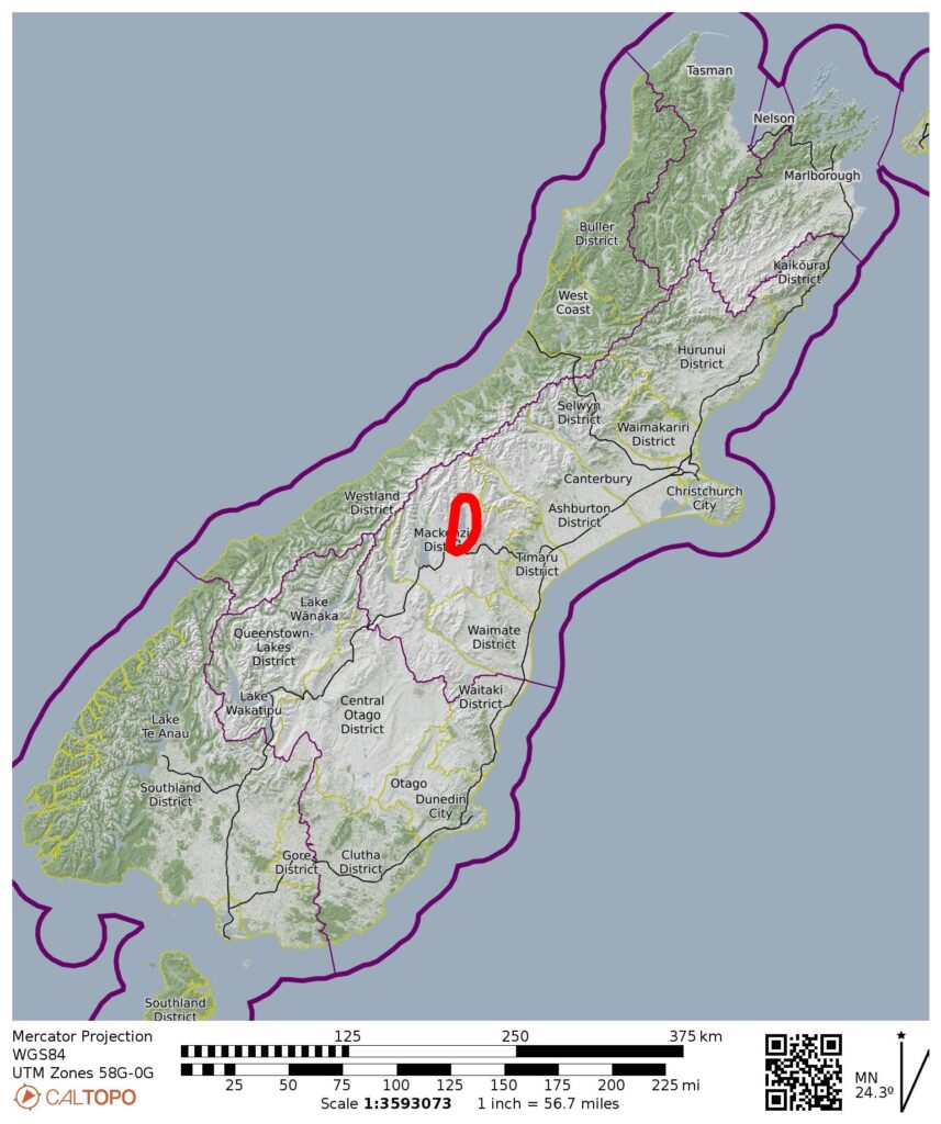 Mt John Observatory Trail Loop (Lake Tekapo Recreation Area, New ...