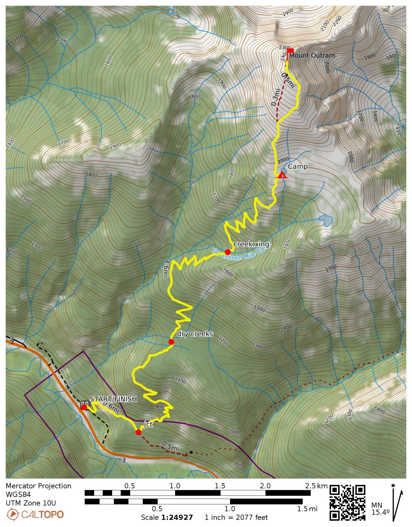 Mt Outram via South Slope—South Ridge (Nicolum Mountains, BC) - Trip ...