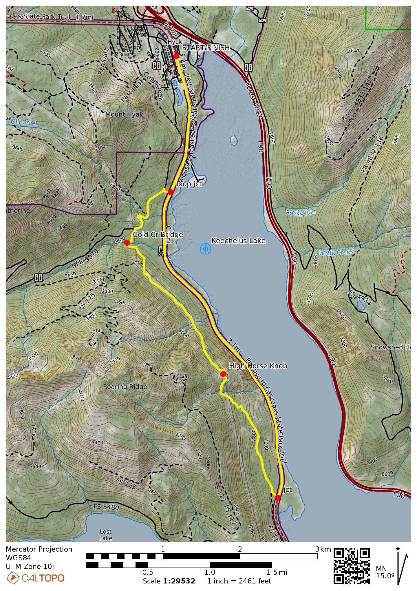 Roaring Ridge Ski Loop via High Horse Trail—Palouse-To-Cascades Trail ...