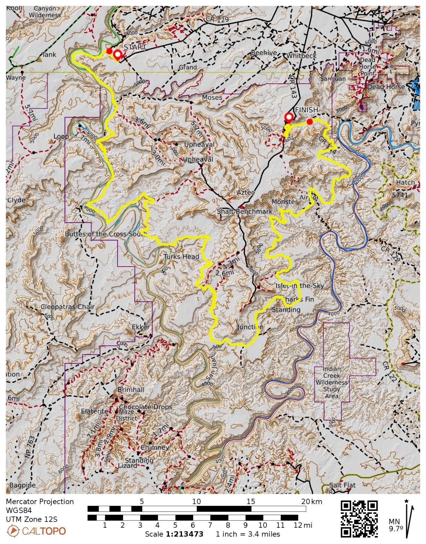 White Rim Bike Traverse: Mineral Bottom to Shafer Canyon (Canyonlands ...
