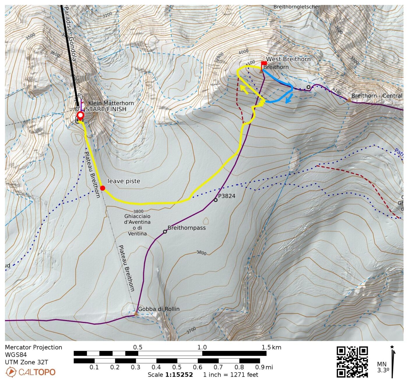 The Breithorn: West Peak via Matterhorn Glacier Paradise—South Slope ...